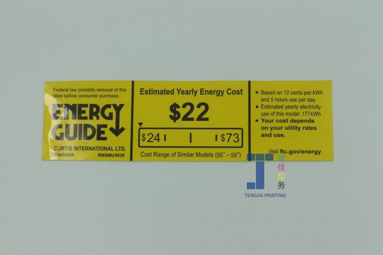 Rectangle Electrical Panel Label Stickers Battery Warning Sticker ...