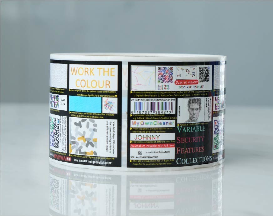 Credential Verification Security Seal Stickers With Permanent Adhesive